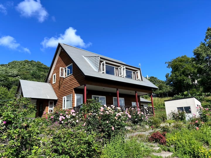 Ashiriape Lake Toya Log House/bay/sunset/theater - Hokkaido