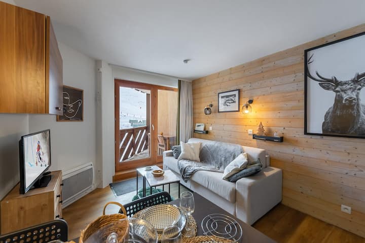 Val Thorens Machu Studio 4 Pers Skis Aux Pieds - Val Thorens