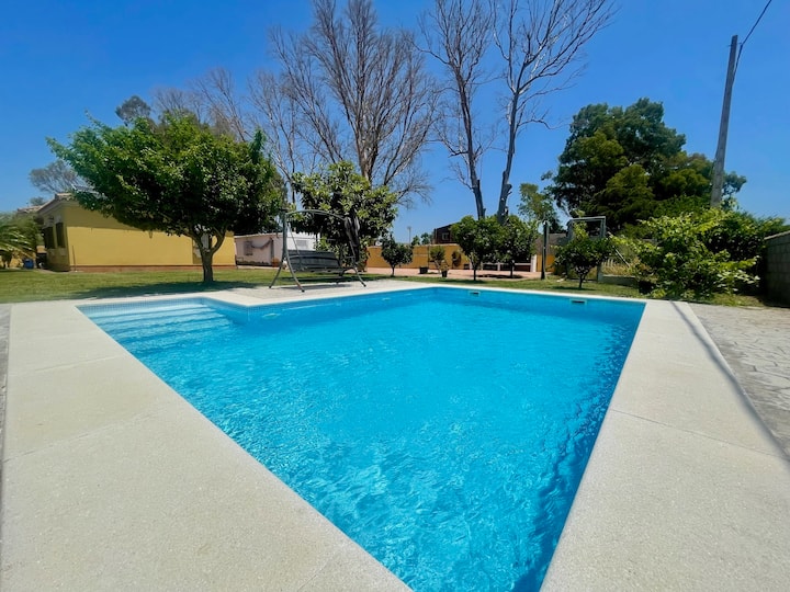 Amplio Chalet Rural Con Piscina Y Grande Jardin - Chiclana de la Frontera