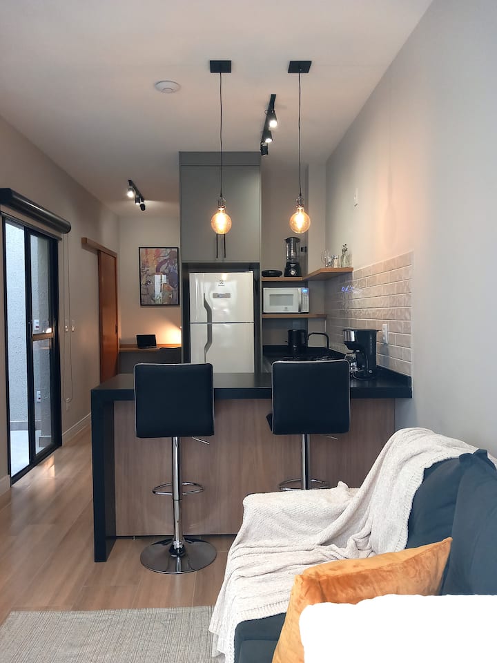 Studio Confortável E Estiloso - Santo André