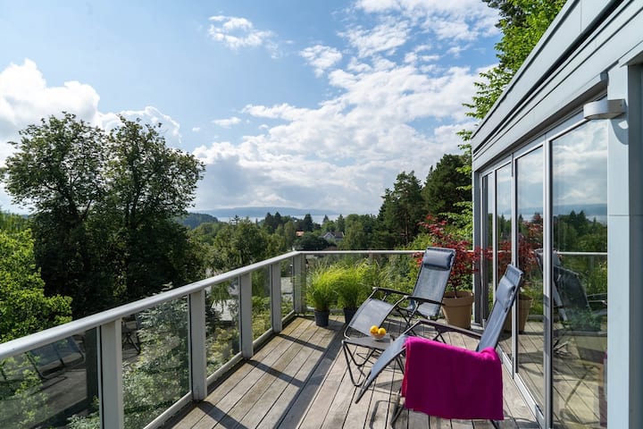 Unik Utsikt, 190 M², 4 Soverom, 4km Til Sentrum - Oslo