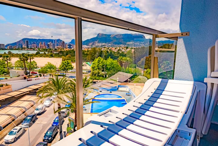 Seaview Modern Apartment | Pool & Beach Access - Benisa