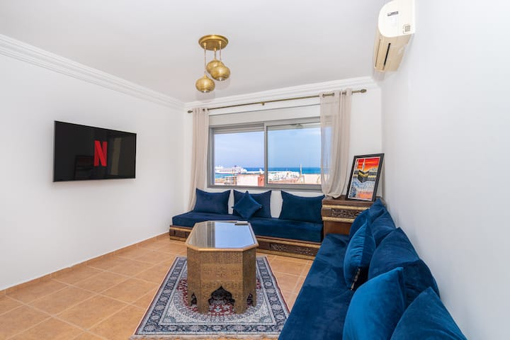 Vue Mer Entre Marina Et Kasbah - Tangier