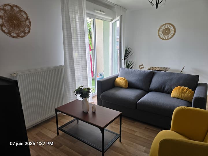 T2 Cosy, Calme + Balcon, Parking - Villeurbanne