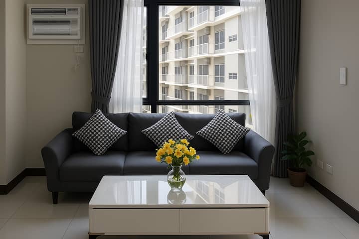 Coastal Chic 2br: Walk To Beach, 5min To Malls - Parañaque
