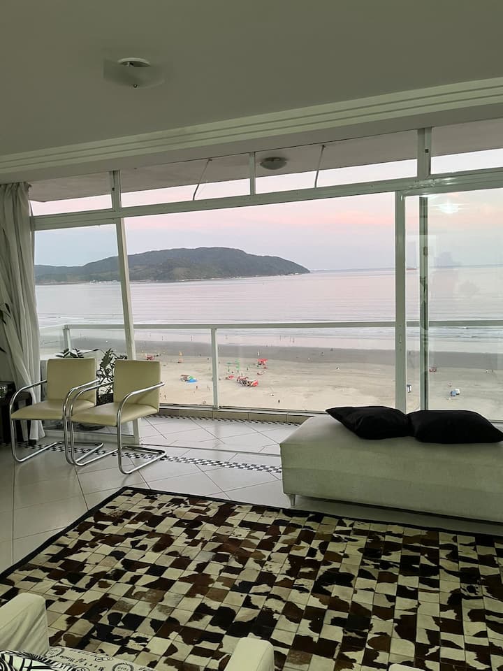 Apto Vista Mar Exclusiva E Estacionamento Gonzaga - Santos