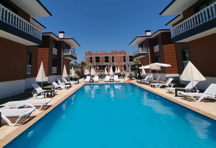 Palmiye C1 Havuzlu Eşyalı - Dalaman