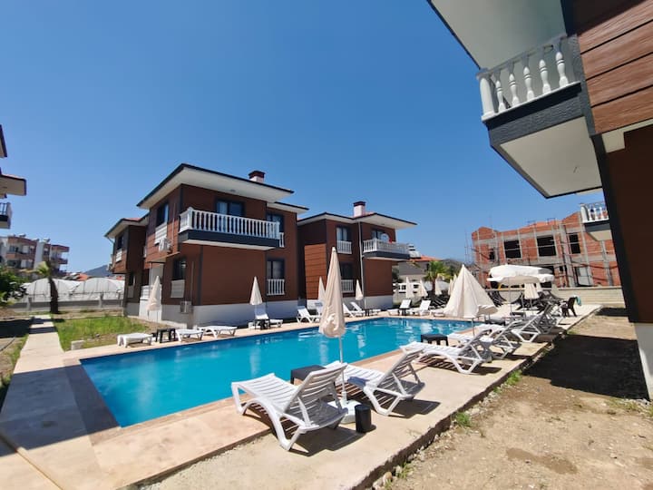 Palmiye C4 Havuzlu Eşyalı - Dalyan