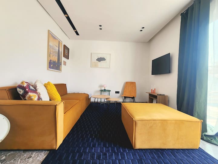 The 28 Triangle D’or - 2br Duplex - Rooftop Pool - Casablanca