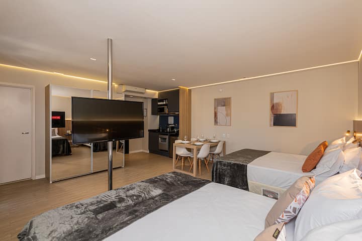 Aps_2101 - 2 Camas Queen é O Conforto Em Alpha - Barueri