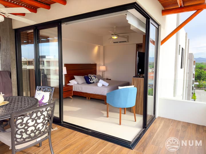 Ph Con Asador Cerca De Playa - Nuevo Vallarta