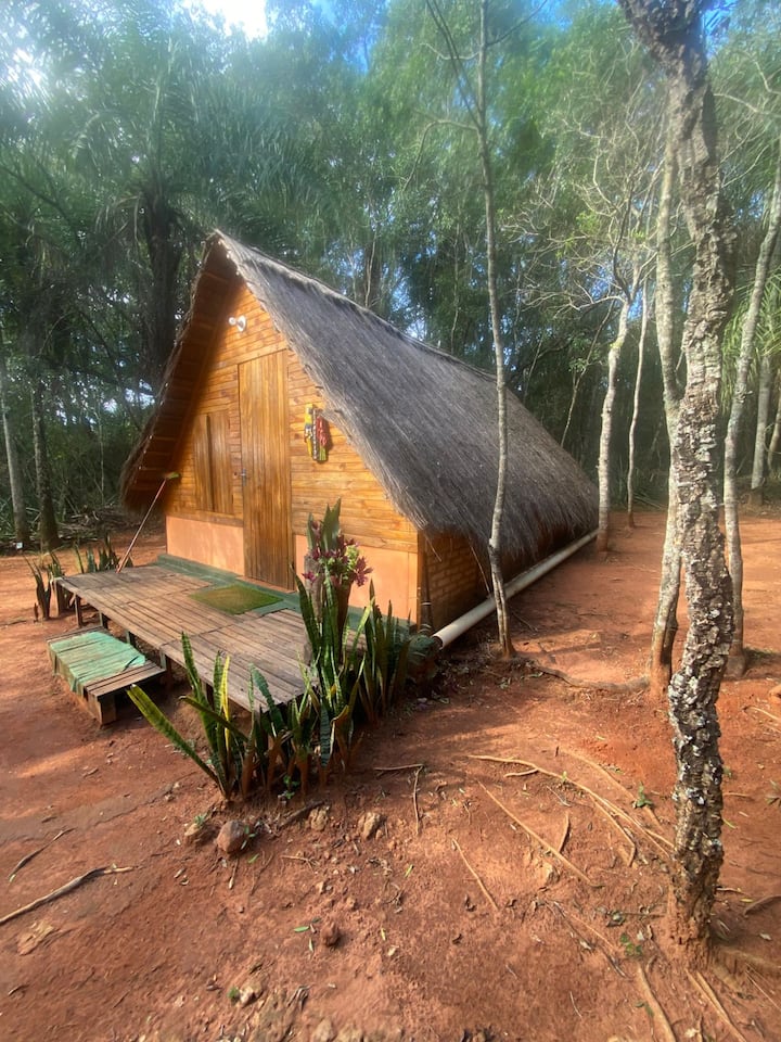 Cabaña Alpina Y Rustica En La Naturaleza - Piribebuy