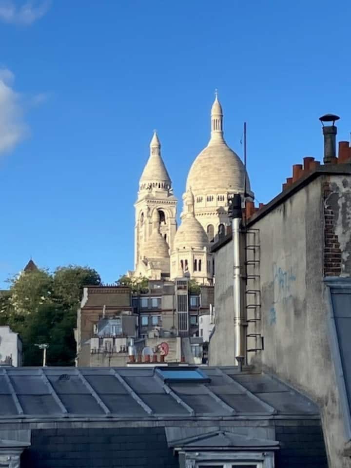 4 Personnes Abbesses Montmartre, Vue, Balcon - Paris