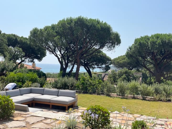 Villa Vue Mer, Plage à Pied, Golfe De St Tropez - Sainte-Maxime