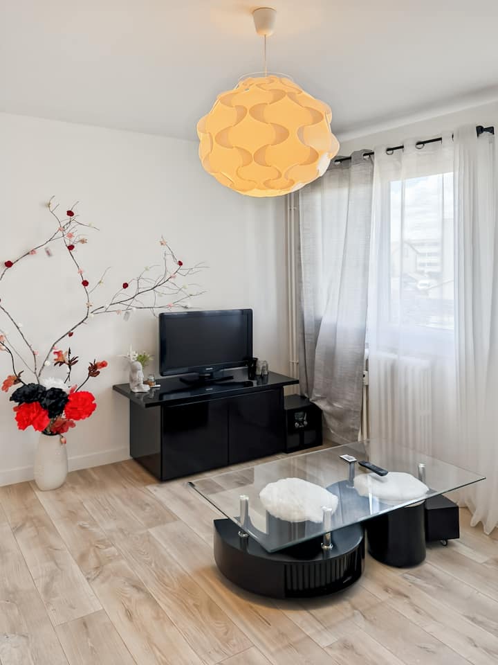 App Chaleureux & Parking Gratuit- 4 Pers -Aurillac - Aurillac