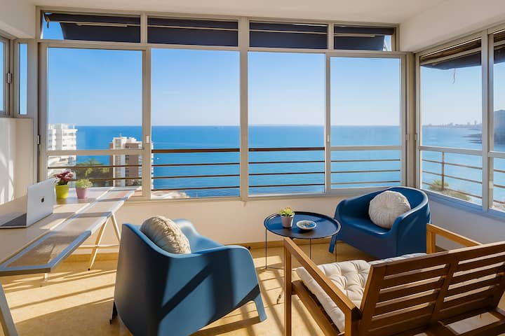 Magnífica Vista, Playa, Piscina, Tenis, Jardín - Costa Blanca