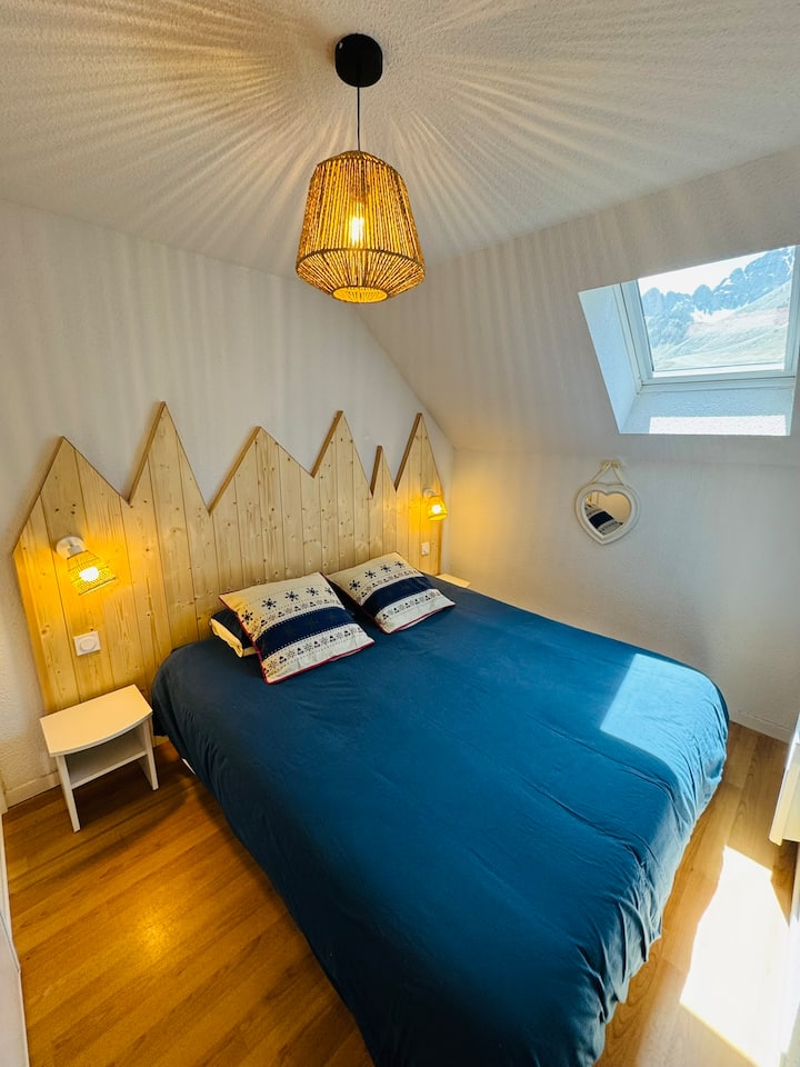 Appart Cosy 6/8 Pers Face Aux Pistes La Mongie - La Mongie