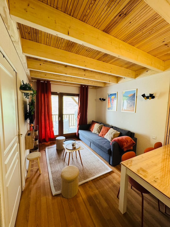 Appart Cosy 6/8 Pers Face Aux Pistes - La Mongie