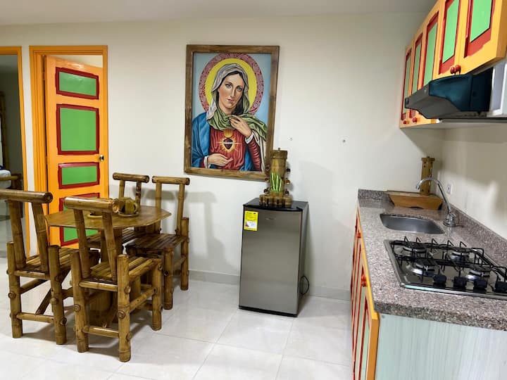 Hermoso Apartamento Temático "La Amarilla" - Filandia