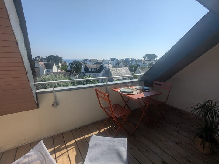 Studio à 100 Mètres De La Plage, Vue Mer ! - Quiberon