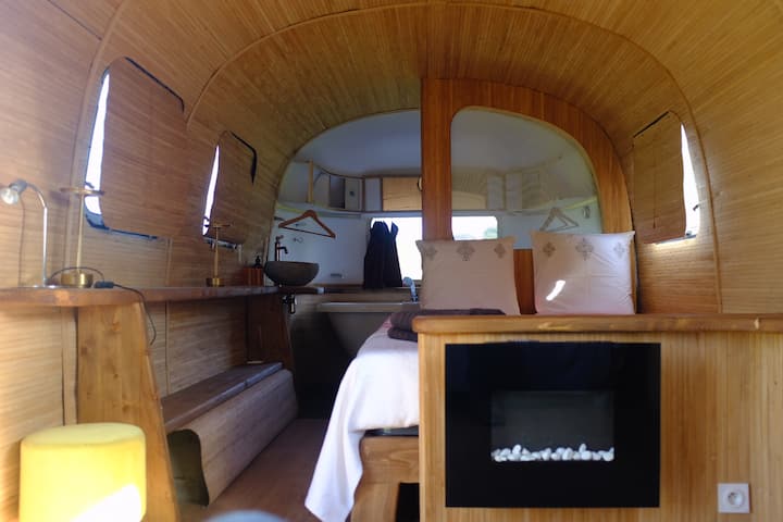 Caravane Airstream à Lancieux - Saint-Jacut-de-la-Mer