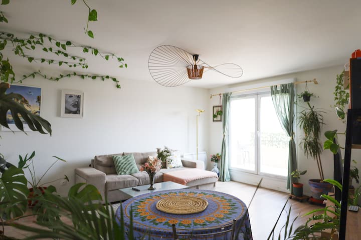 Cozy~ Vue Panorama - Centre-ville  Lyon Charpennes - Villeurbanne