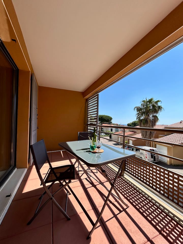 C229 : 2 Pièces Rés. Avec Piscine /Wifi/garage - Port-Vendres