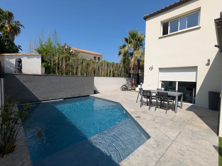 Villa Piscine Proche Mer - Palavas-les-Flots
