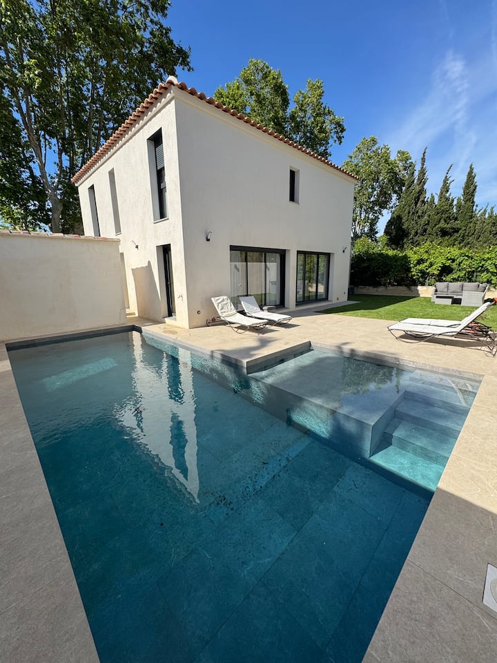 Maison Piscine, Plage à Pied - Saint-Cyr-sur-Mer