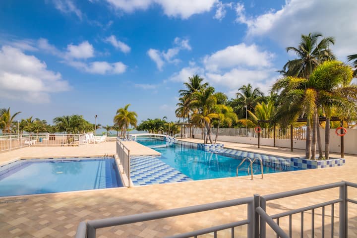 Magico Apartamento Frente Al Mar 3 Habitaciones - Covenas