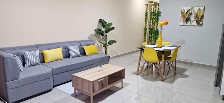 Apartamento Bonito - 2 Hab-1 Baño (Gris/amarillo) - San Salvador