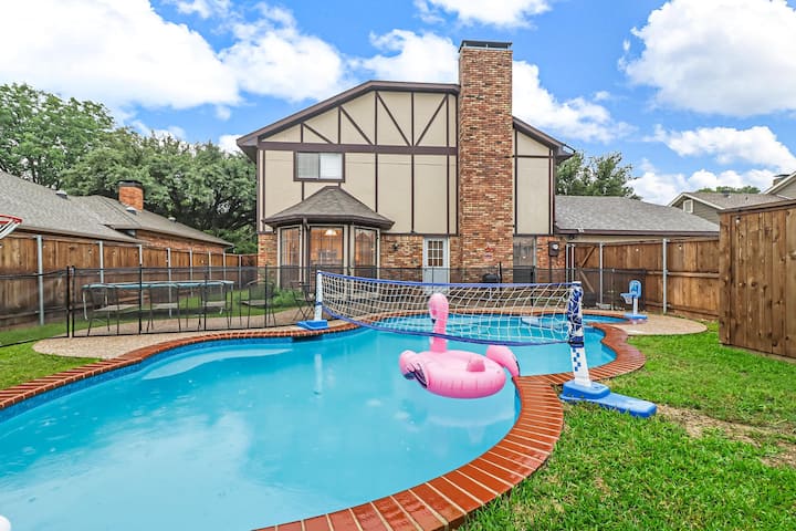 Plano Familyfun 4br Pool &Arcade - Plano, TX