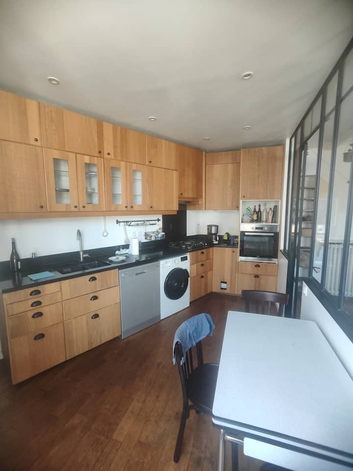 60m² Cosy Et Calme, Porte Paris - Saint-Ouen
