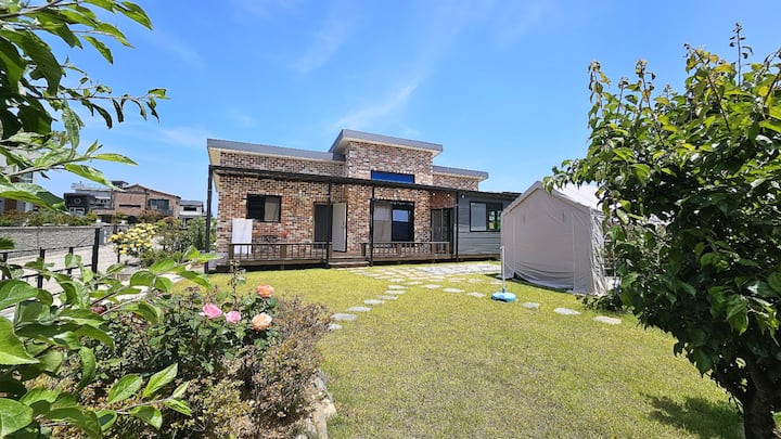 서해바다를 품은 대부도 감성 독채 [해찬펜션] 야외 Bbq - 안산시