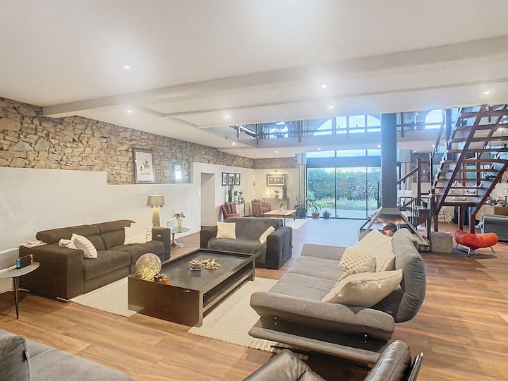 Grande Maison De Campagne-piscine Intérieure - Cholet