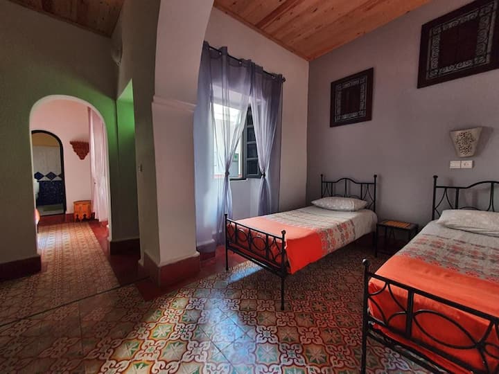 Chambre Familiale 4 Lits Séparés - Essaouira