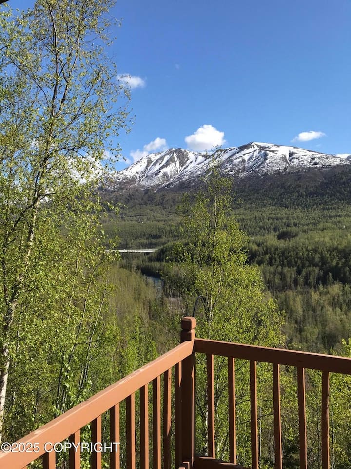 Large Patios W/ Mtn Views! Hot Tub! Sleeps 12+ - Anchorage