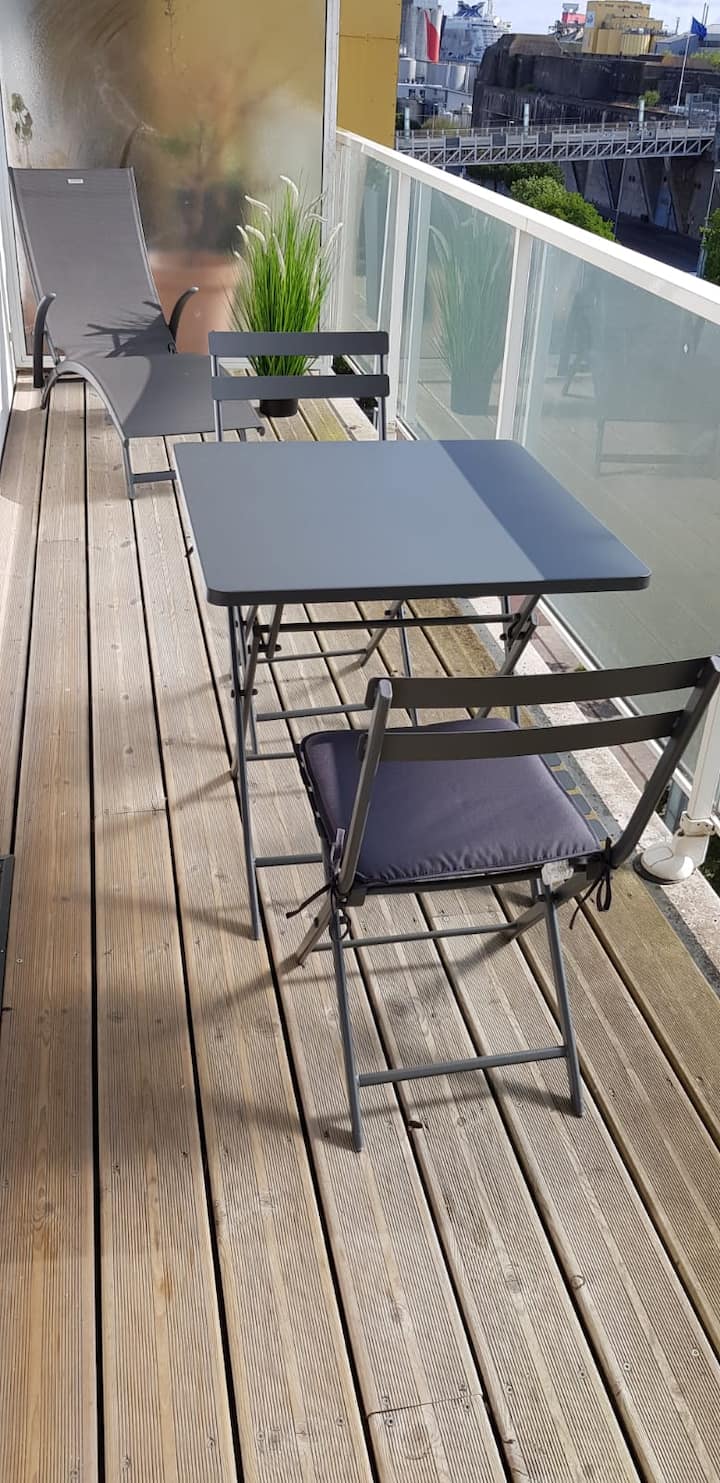 Appartement Récent T2 Vue Mer - Saint-Nazaire