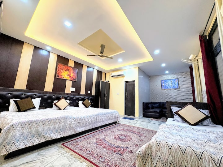 Ac 4 Bed For Families & Groups - 아그라