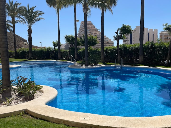 Sea-breeze Apartment With Pool & Parking - Sueca