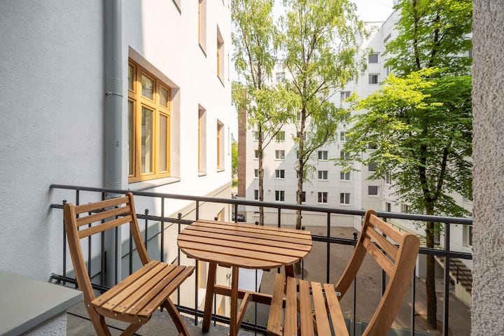Balcony | Dream Location | Peaceful | Fast Wifi - Riga