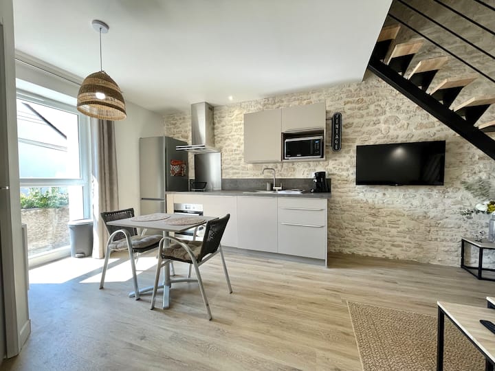 Duplex, 1 Chambre, Tout Confort - Lion-sur-Mer