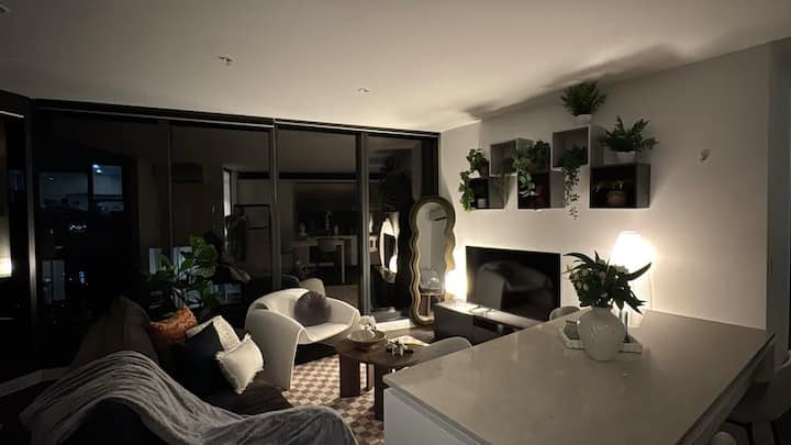 Uptown Twin Suite W/ Private Carpark @Sc Station - Williamstown