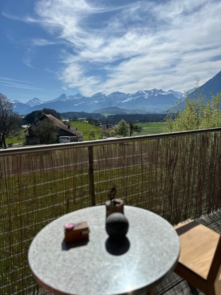 Panoramablick, Nahe Spiez, 10 Min. Vom Thuner See - Thun