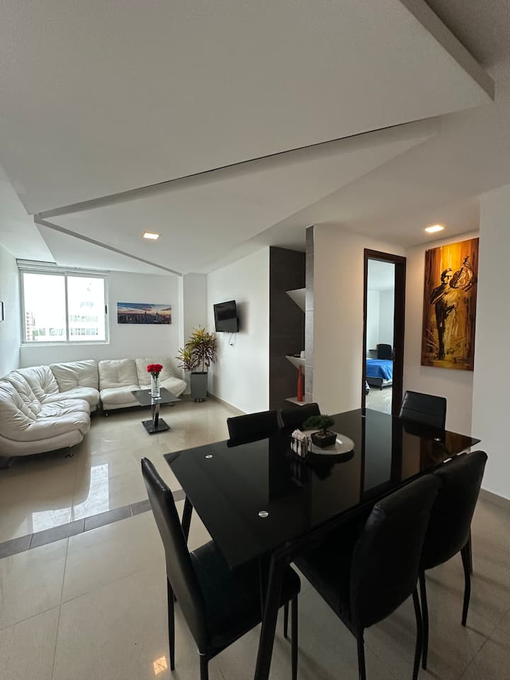 Comodo Piso 7 Con Vista Al Rio Frente Parque - Barranquilla