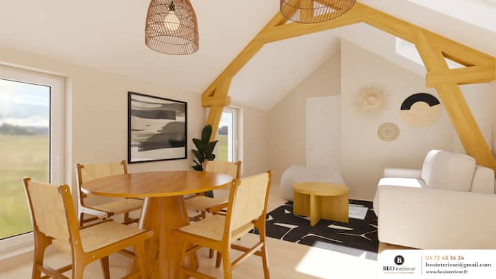 Charmant Appartement T2 Rénové - Saint-Étienne-de-Montluc