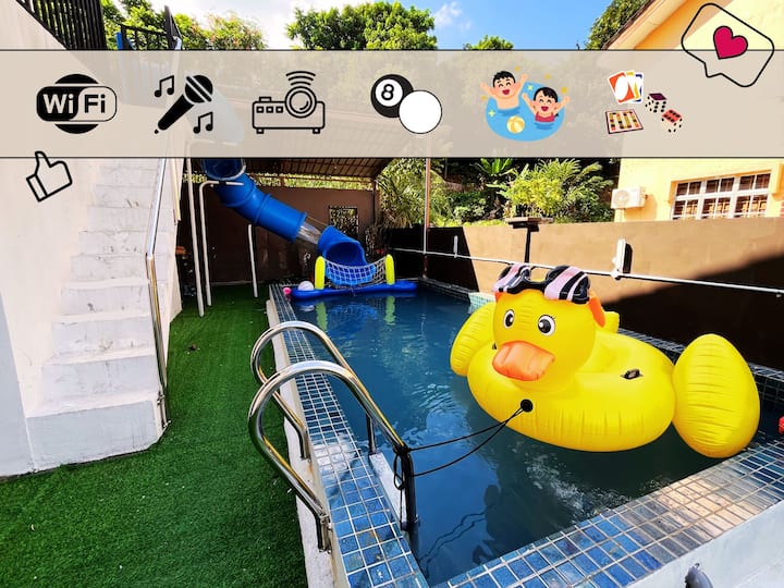 Fun House W/pool | Ktv |Slide@jb - Pasir Ris