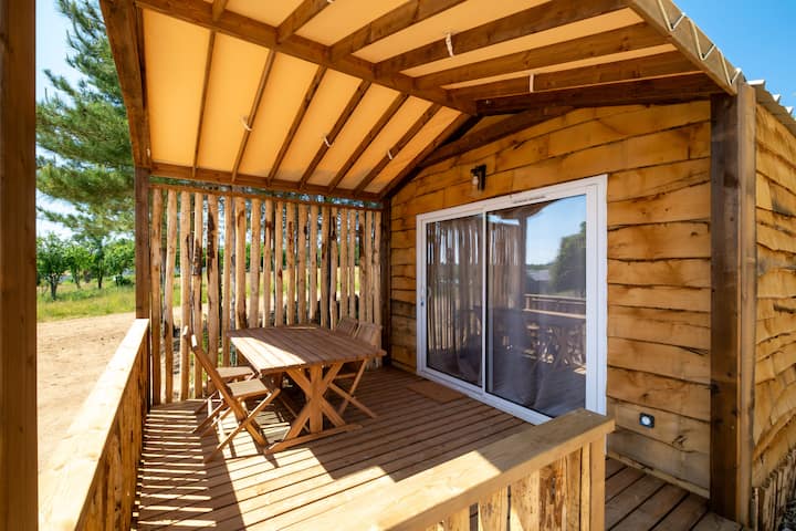 Lodge Ethnique Tout Confort Au Damona Lodges - Brem-sur-Mer