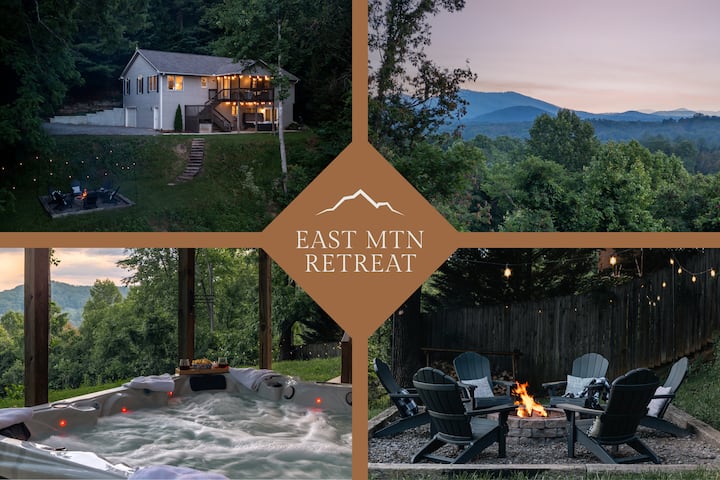 New! Asheville, Mtn Views, Hot Tub, Fire Pit - Asheville, NC