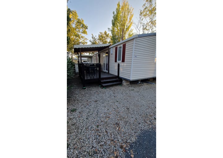 Mobil-home (Clim, Tv, Ll) Camping La Carabasse 4* - Agde